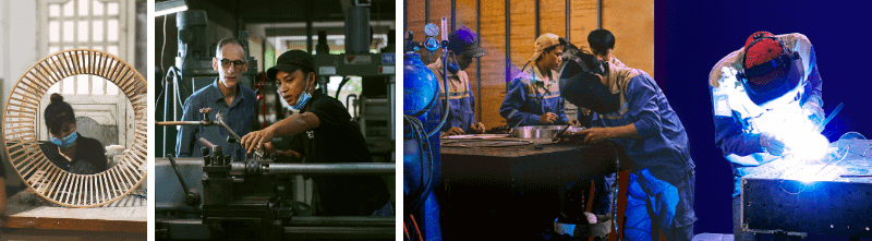 Lights. Furniture. Artworks. Character for living spaces.